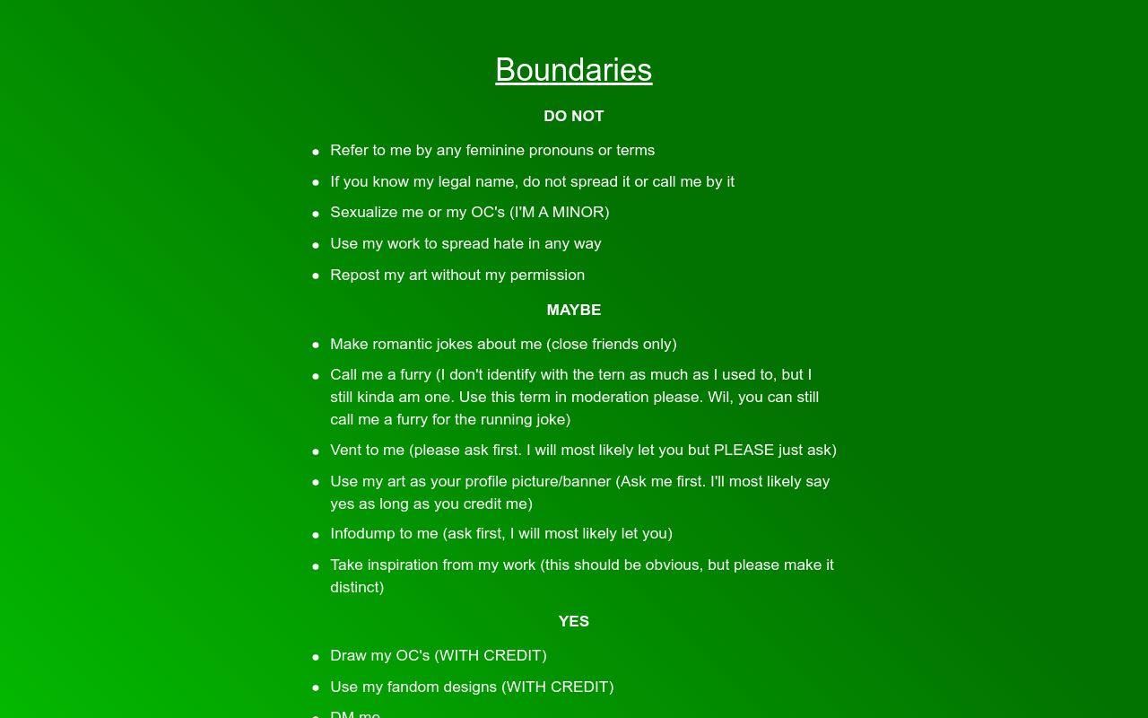 LimeDiamond Boundaries